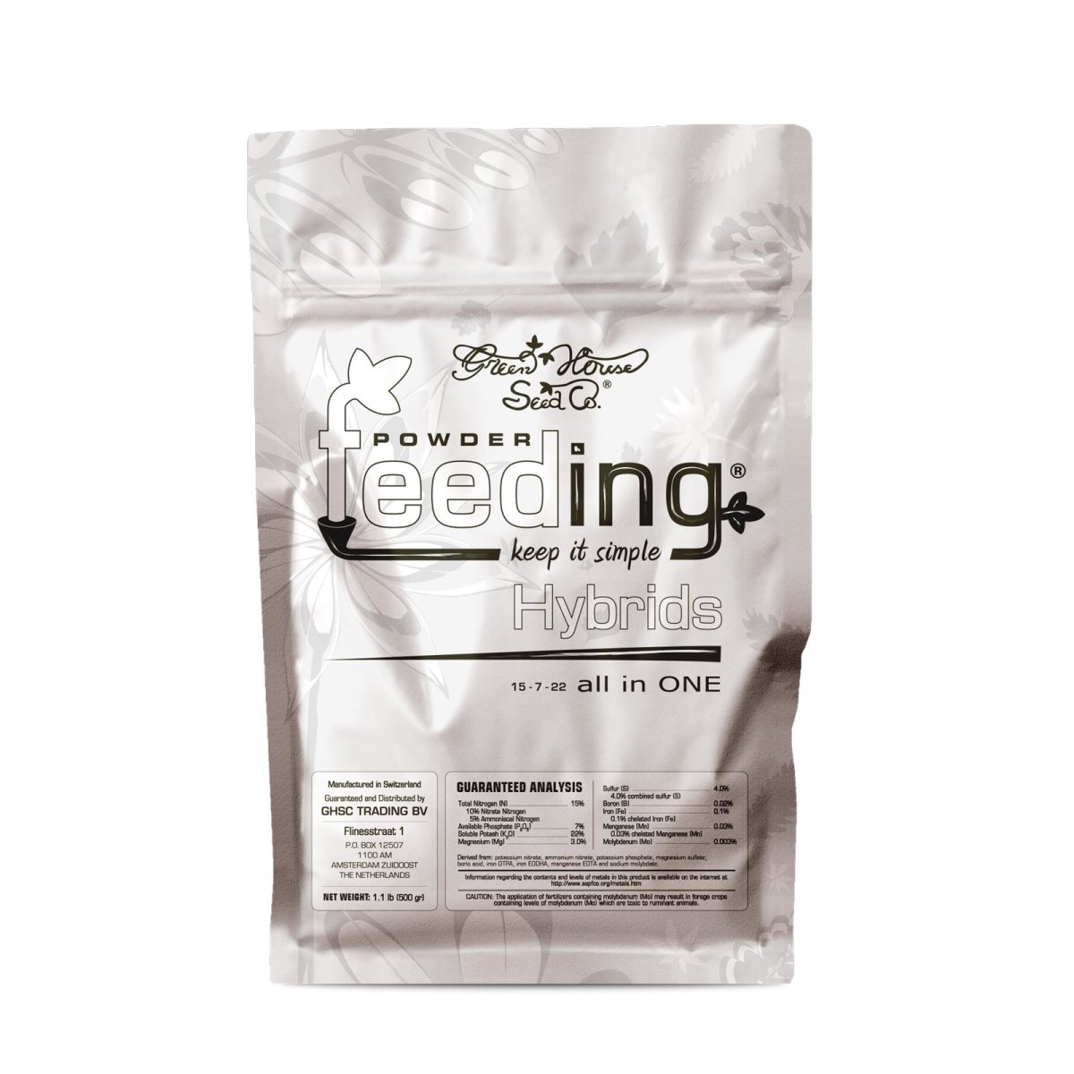 Green House Powder Feeding für lange Blütezeiten 2,5kg - Lange Blühph