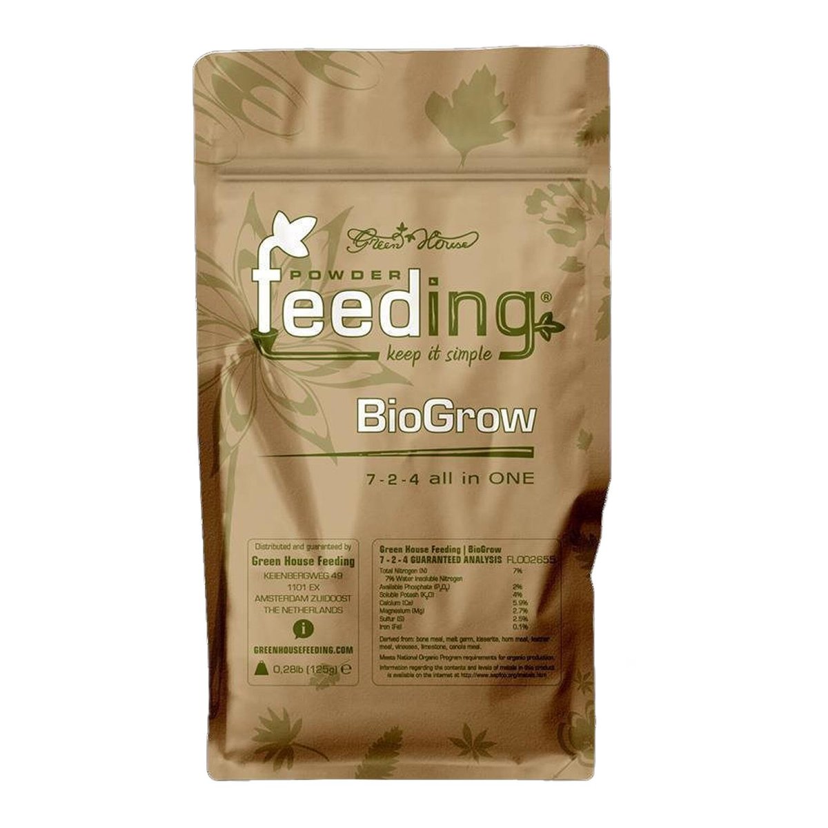 Green House Powder Feeding Grow - Gesunde Entwicklung!